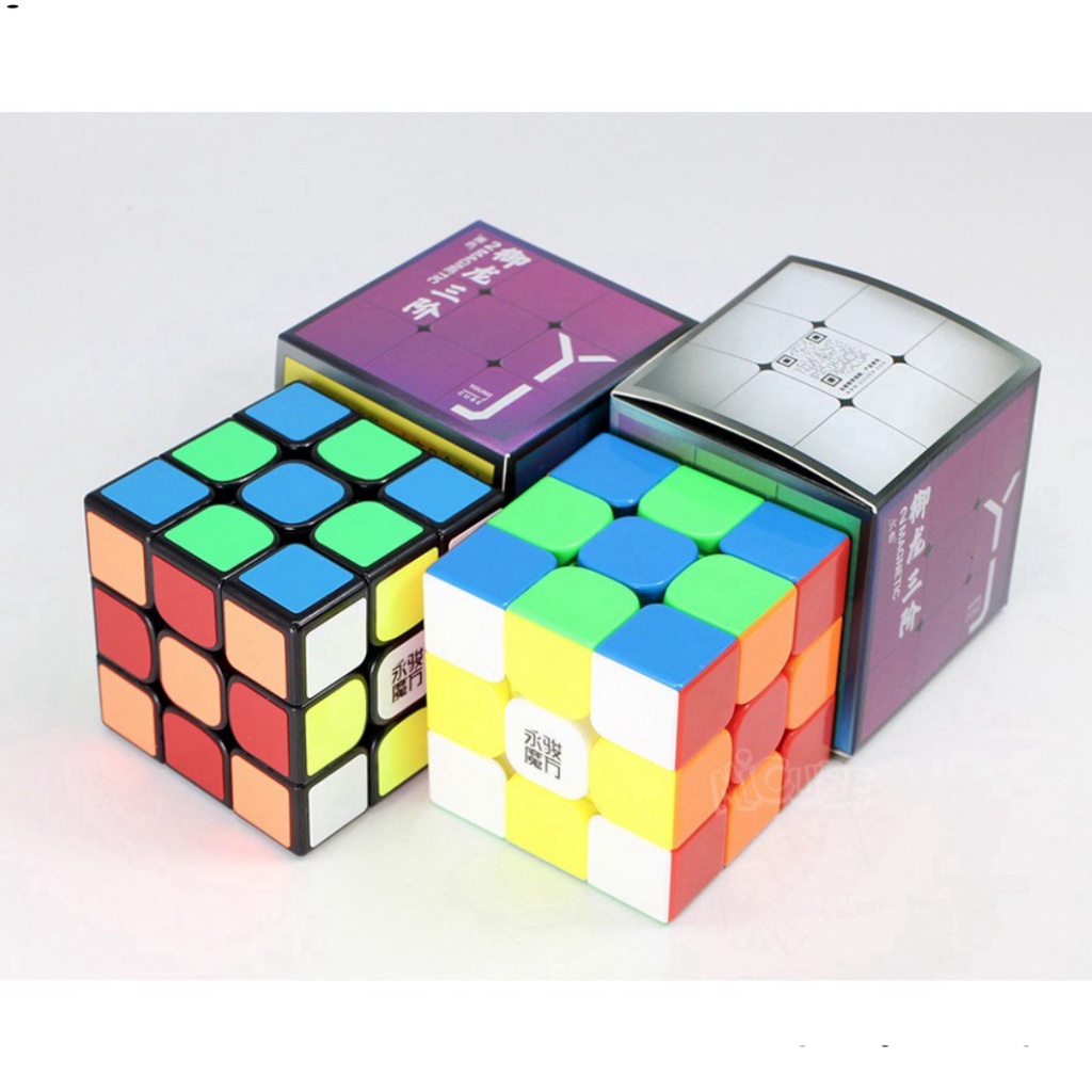 Rubik 3x3 YJ YuLong V2 M 3x3x3 Có Nam Châm Khối Rubik 3 Tầng | Shopee ...