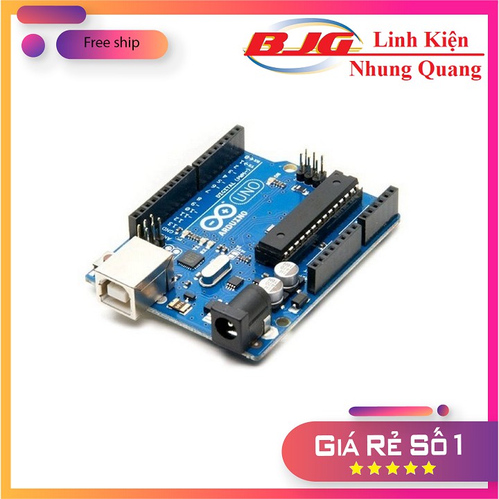 Arduino Uno R3 chip CHÂN CẮM (kèm cáp) | Shopee Việt Nam