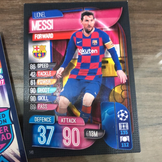 Lionel Messi Base Match Attax 19/20 | Shopee Việt Nam
