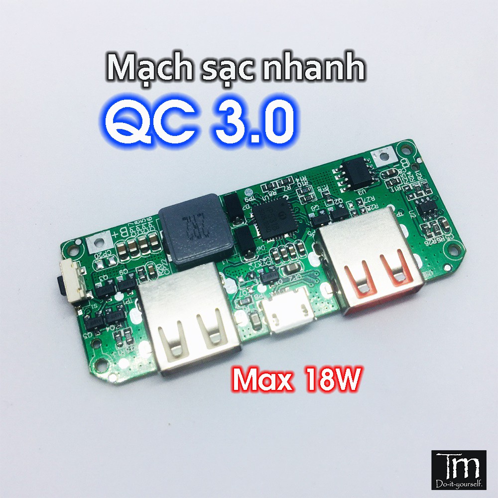 Mạch Sạc Dự Phòng Sạc Nhanh QC 3.0 Chip IP5318 18W Đủ công suất ...
