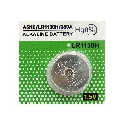 Pin cúc áo AG10/LR1130H/389A, lắp vào đồng hồ đeo tay hoặc các thiết bị ...