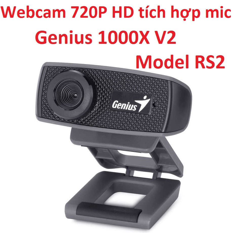 Webcam 720p HD tích hợp mic Genius 1000X V2 model RS2 | Shopee Việt Nam