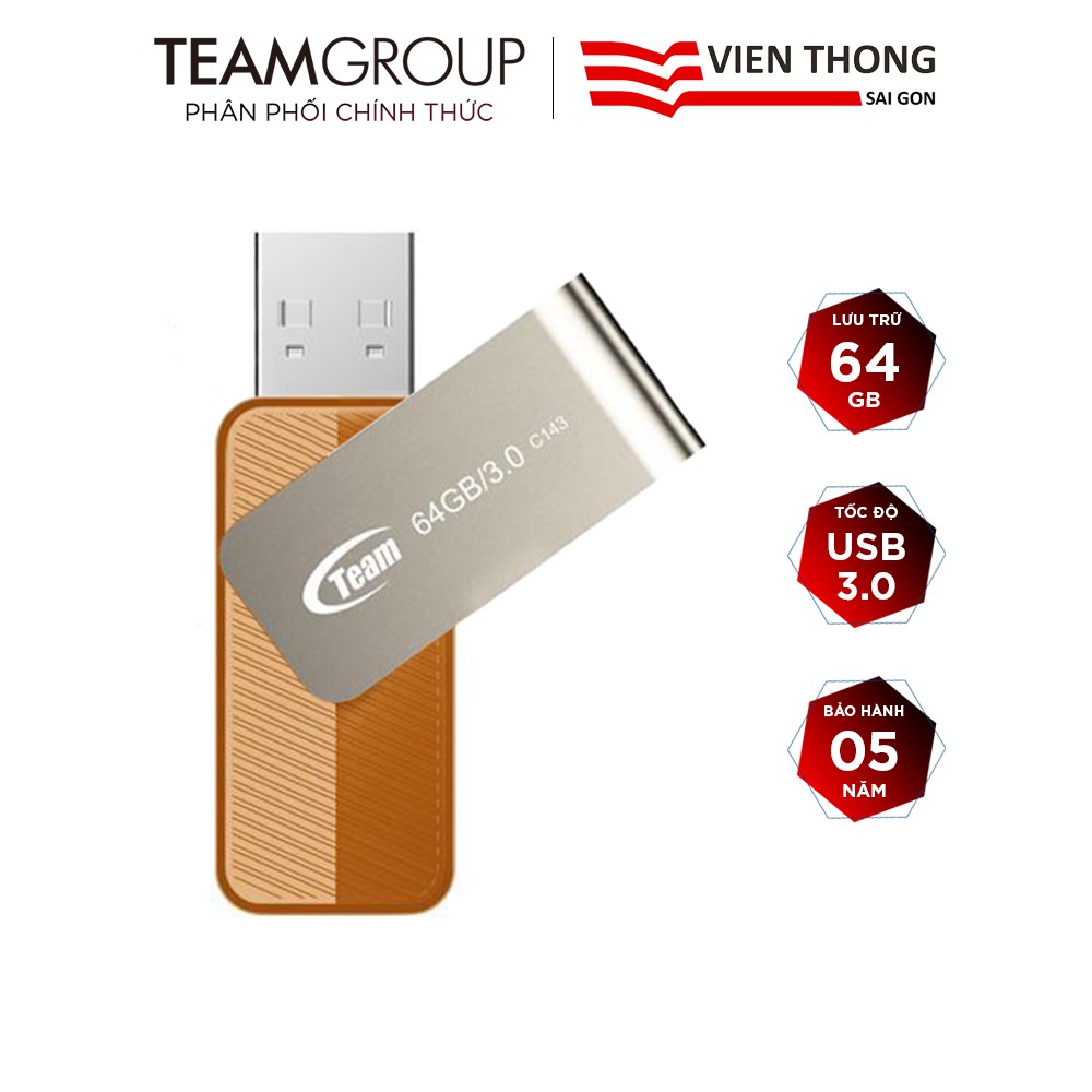 USB 3.0 Team Group C143 64GB | Shopee Việt Nam