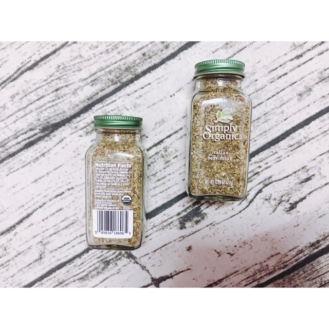 [Simply Organic] Hỗn hợp lá thơm kiểu Ý (Organic Italian Seasoning ...