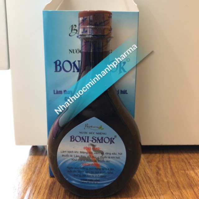 Nước Súc Miệng Boni-Smok (Cai thuốc lá ) | Shopee Việt Nam