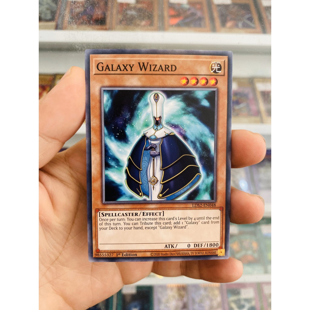 Thẻ Bài YugiOh! Mã LDS2-EN048 - Galaxy Wizard - Common - 1st Edition | Shopee Việt Nam