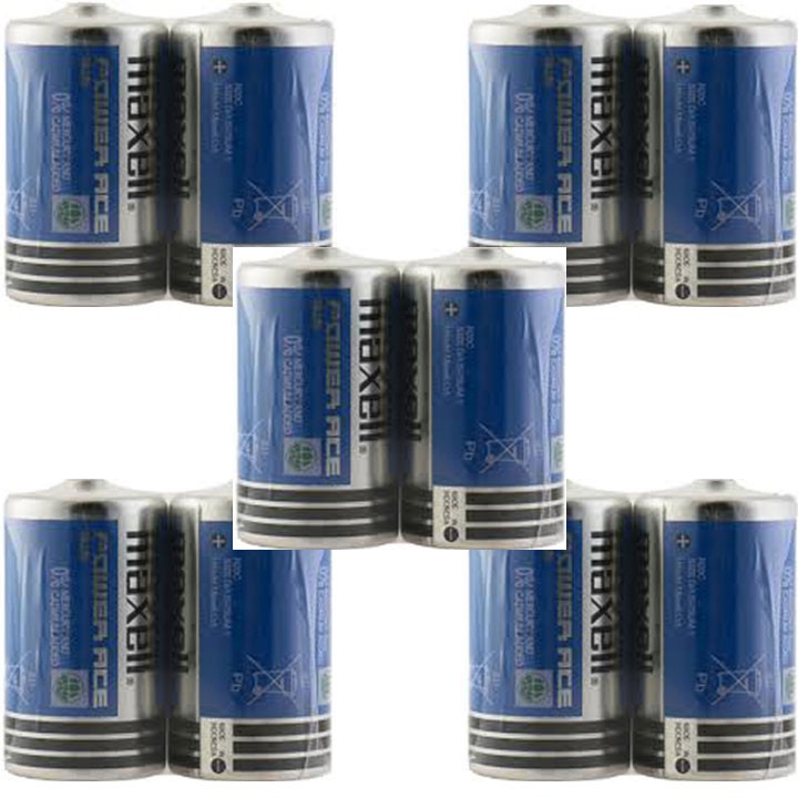 Bộ 10 viên Pin Đại D R20P Maxell Super Power 1.5V - Maxell dùng cho bếp ...