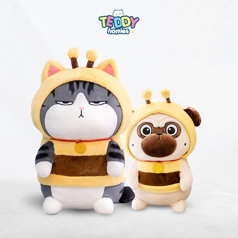 Mèo Hoàng Thượng Cosplay Ong Vàng Gấu Bông Chó Mặt Xệ Teddy Homies TH81 ...