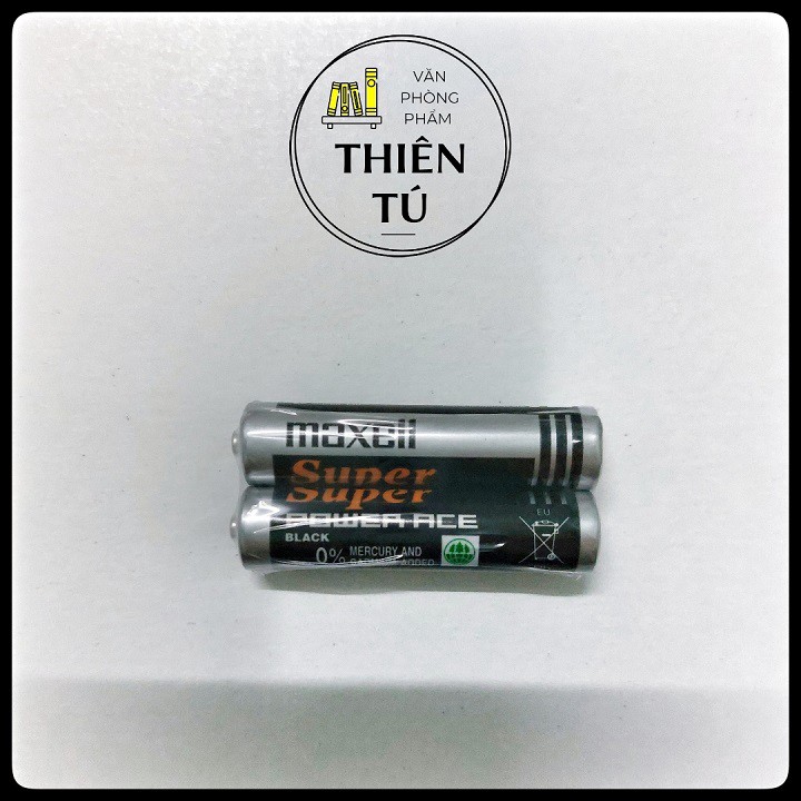 Pin AAA Maxell chính hãng (2 viên), Pin tiểu nhỏ 3A, pin đũa gắn remote ...