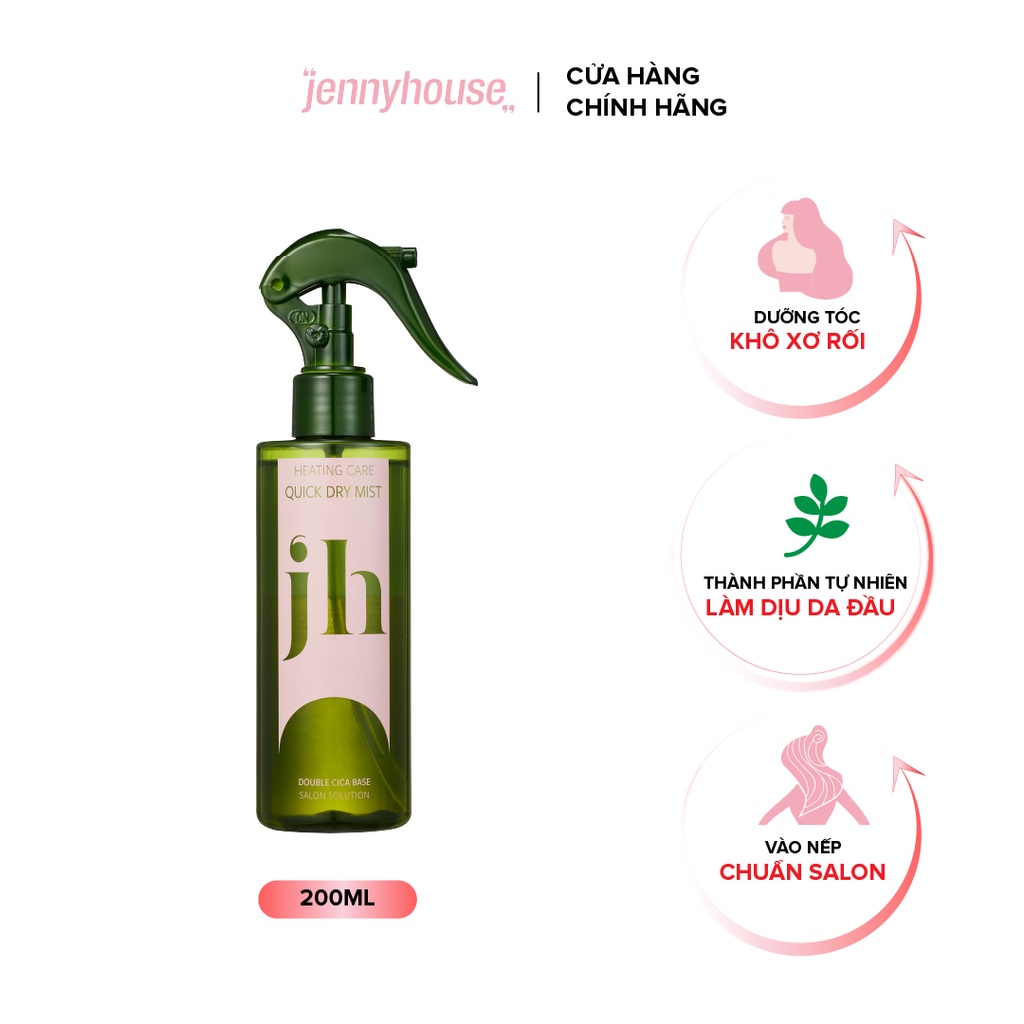 Dầu Gội Khô Dạng Xịt JENNY HOUSE Heating Care Quick Dry Mist 200ml ...