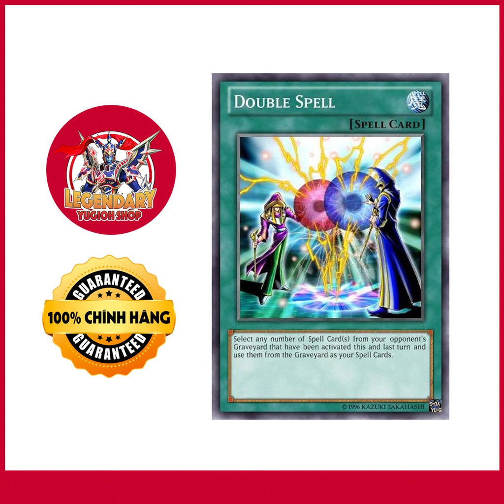 [EN][Thẻ Bài Yugioh Chính Hãng] Double Spell | Shopee Việt Nam