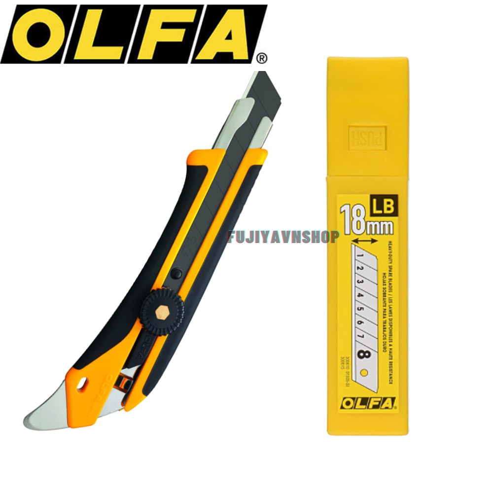 COMBO 1 Dao cắt cầm tay Olfa L-5 và 1 Hộp lưỡi dao thay thế OLFA LB-10B (10 lưỡi) | Shopee Việt Nam