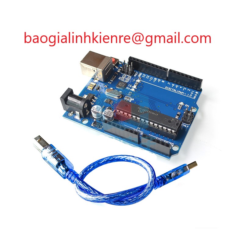 KIT Arduino Uno R3 Atmega328P Chíp Cắm Có Kèm Dây Cáp, R3 Chíp Dán ...