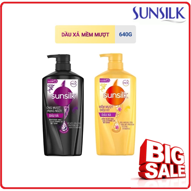 Dầu Xả SUNSILK 640g ( Mẫu Mới ) | Shopee Việt Nam