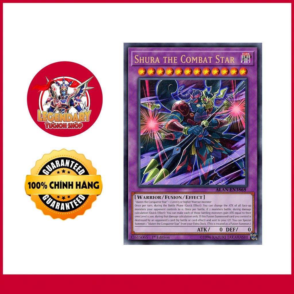 [Thẻ Bài Yugioh Chính Hãng] Shura the Combat Star | Shopee Việt Nam