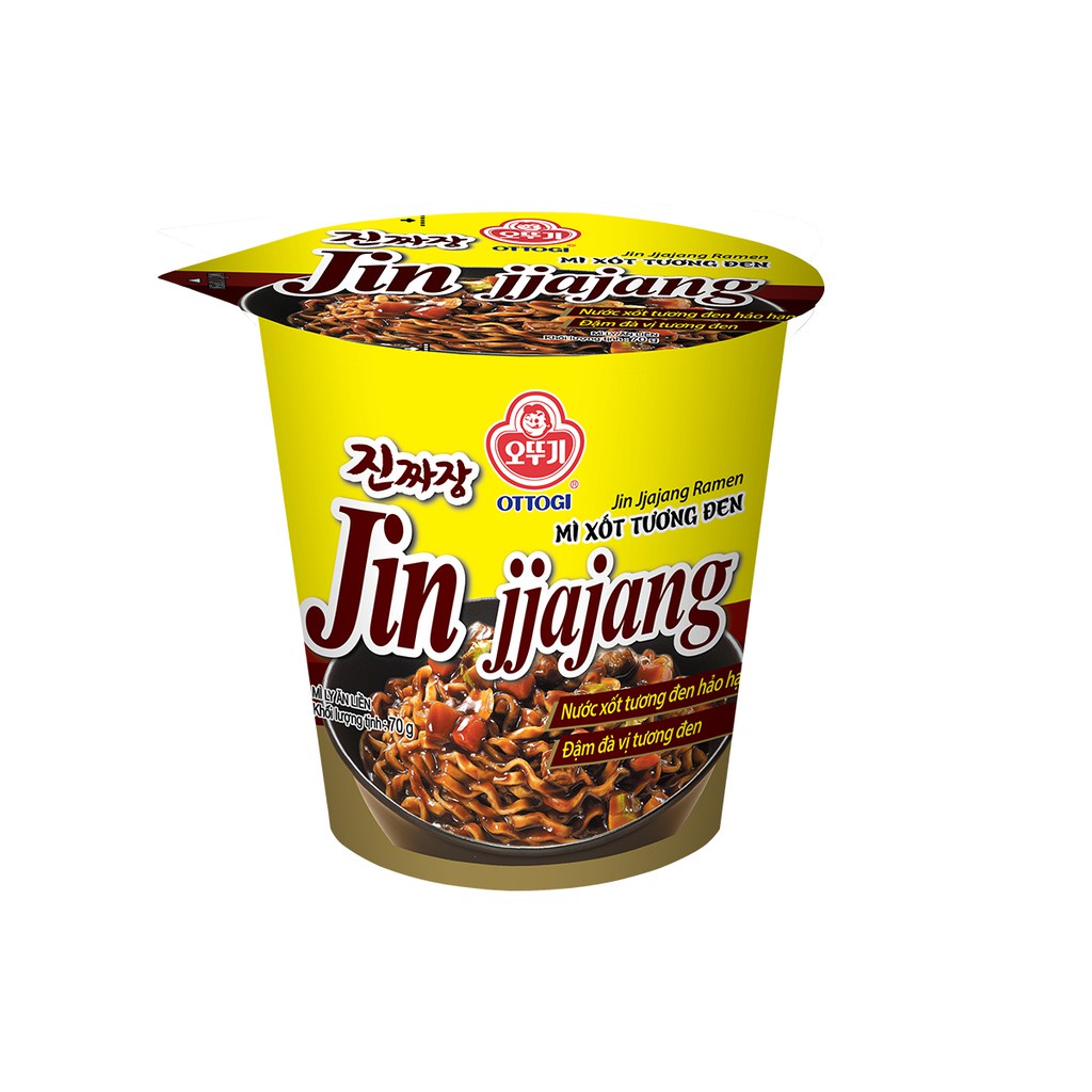 Mì Ly Jin jjajang xốt tương đen Ottogi 70g | Shopee Việt Nam