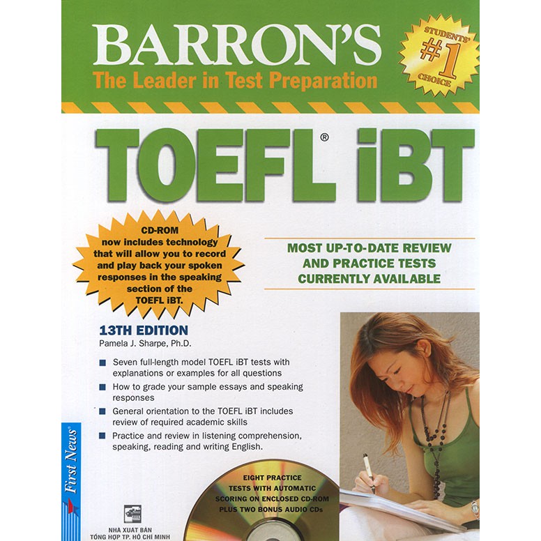 Sách - Barron's TOEFL iBT - 13th edition | Shopee Việt Nam