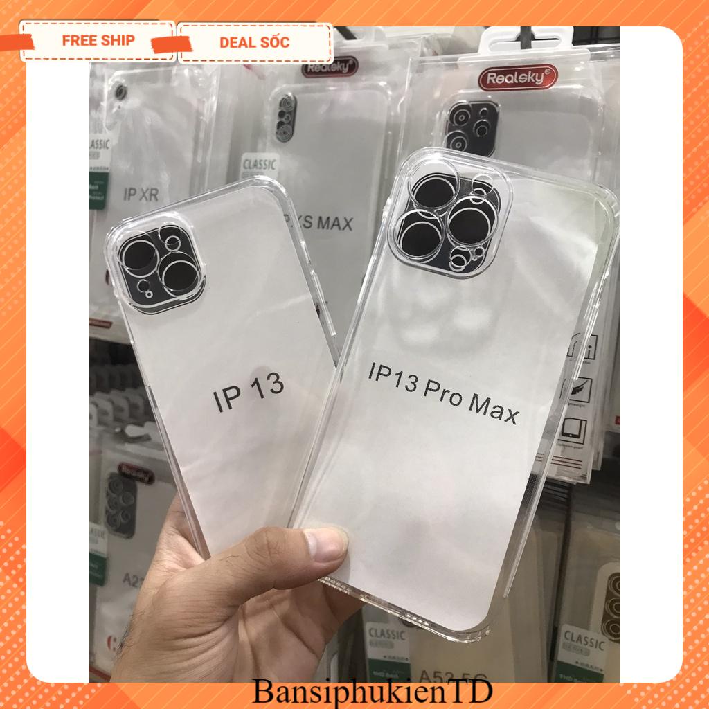 Ốp Trong Suốt iPhone 13 promax , 13 , 12 promax , 12 , 11 promax , 11 , xsmax , xs , 7 plus , 7 ...