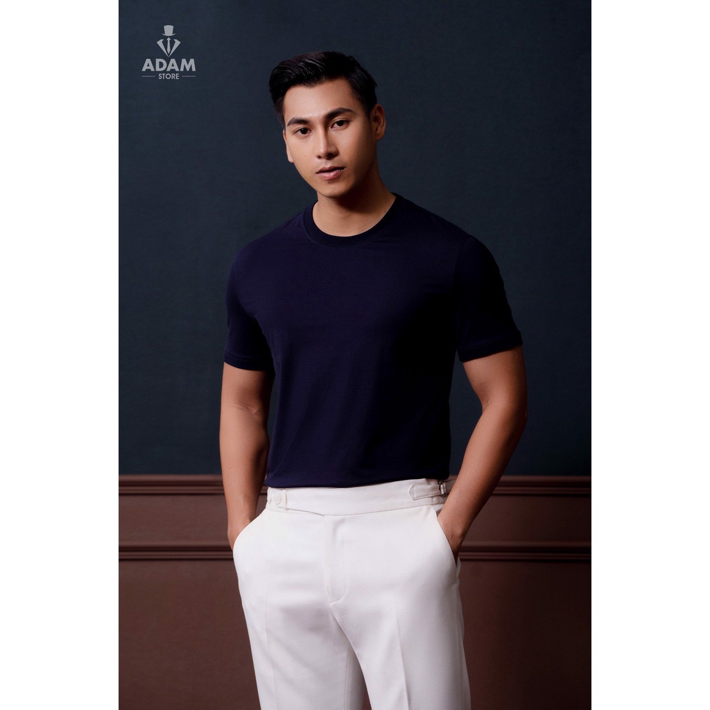 ÁO PHÔNG NAM ADAM STORE XANH TRƠN AP026 | Shopee Việt Nam