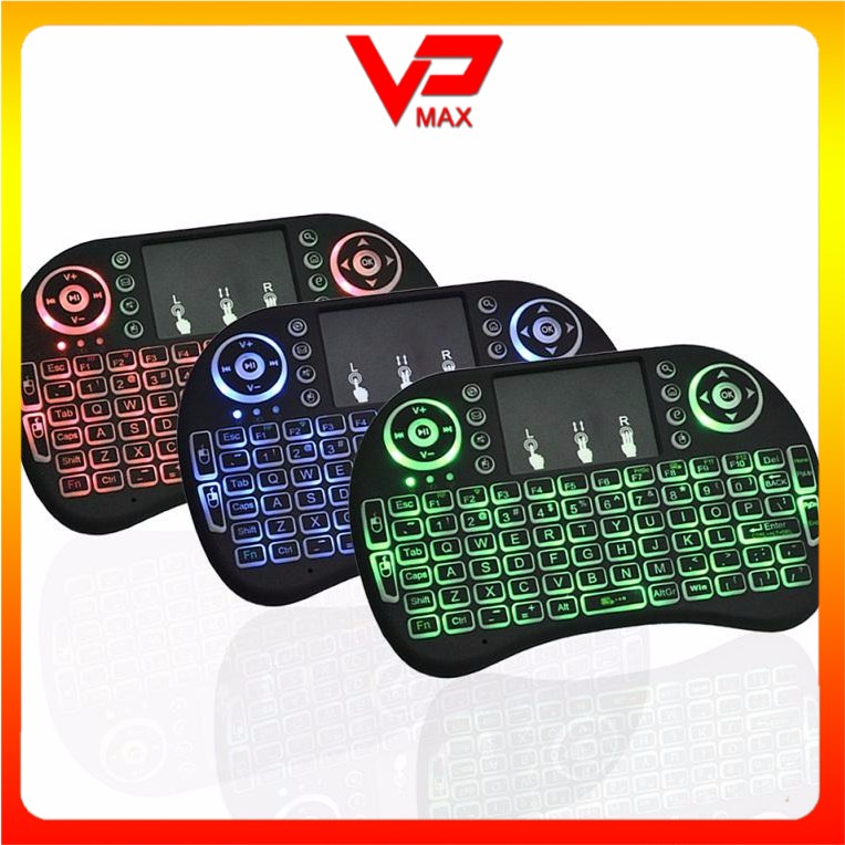 Bàn phím chuột không dây MWK - i8 Led cho PC Tivi Box - VPMAX | Shopee Việt Nam