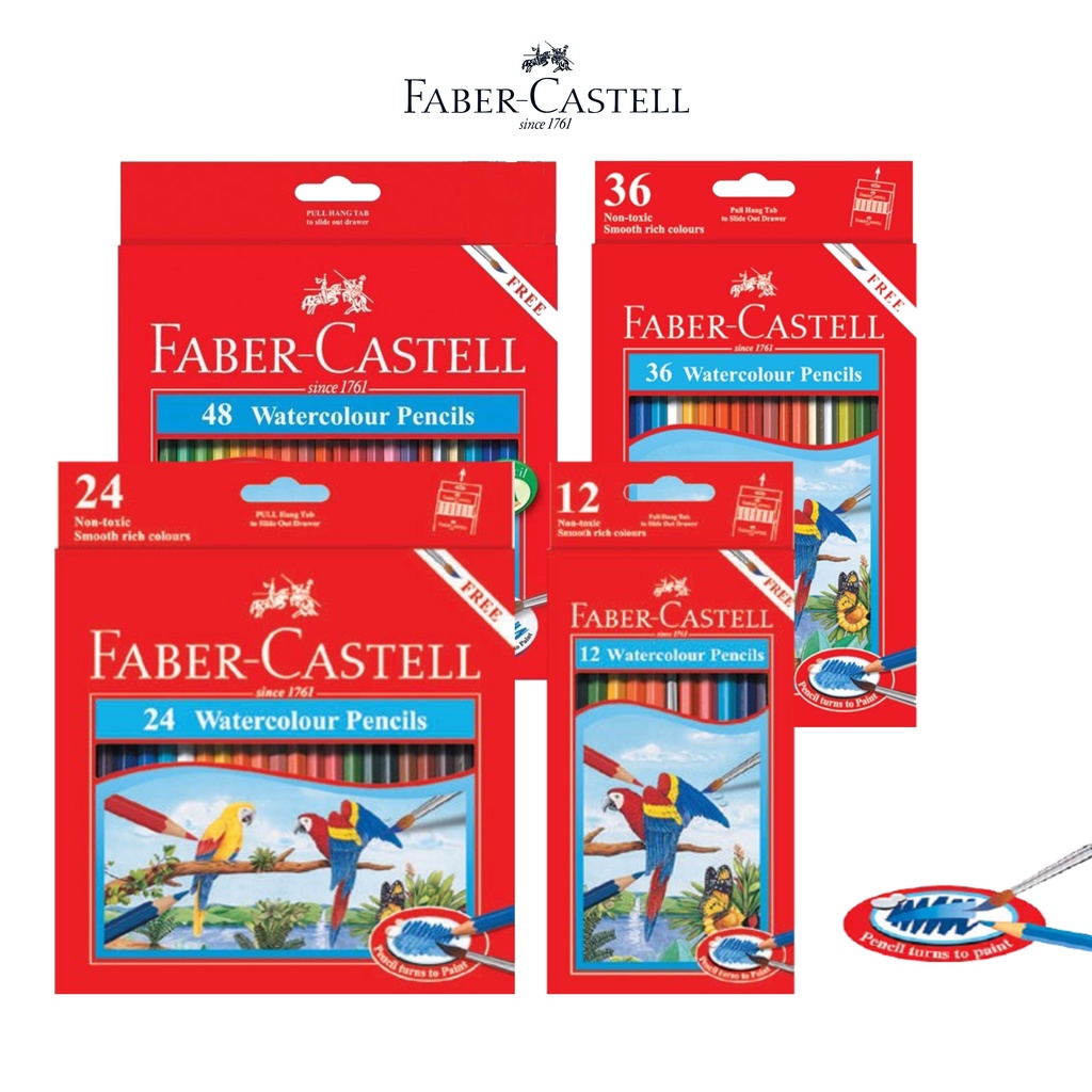 [OFFICIAL] Chì Màu Nước Parrot Faber-Castell | Shopee Việt Nam