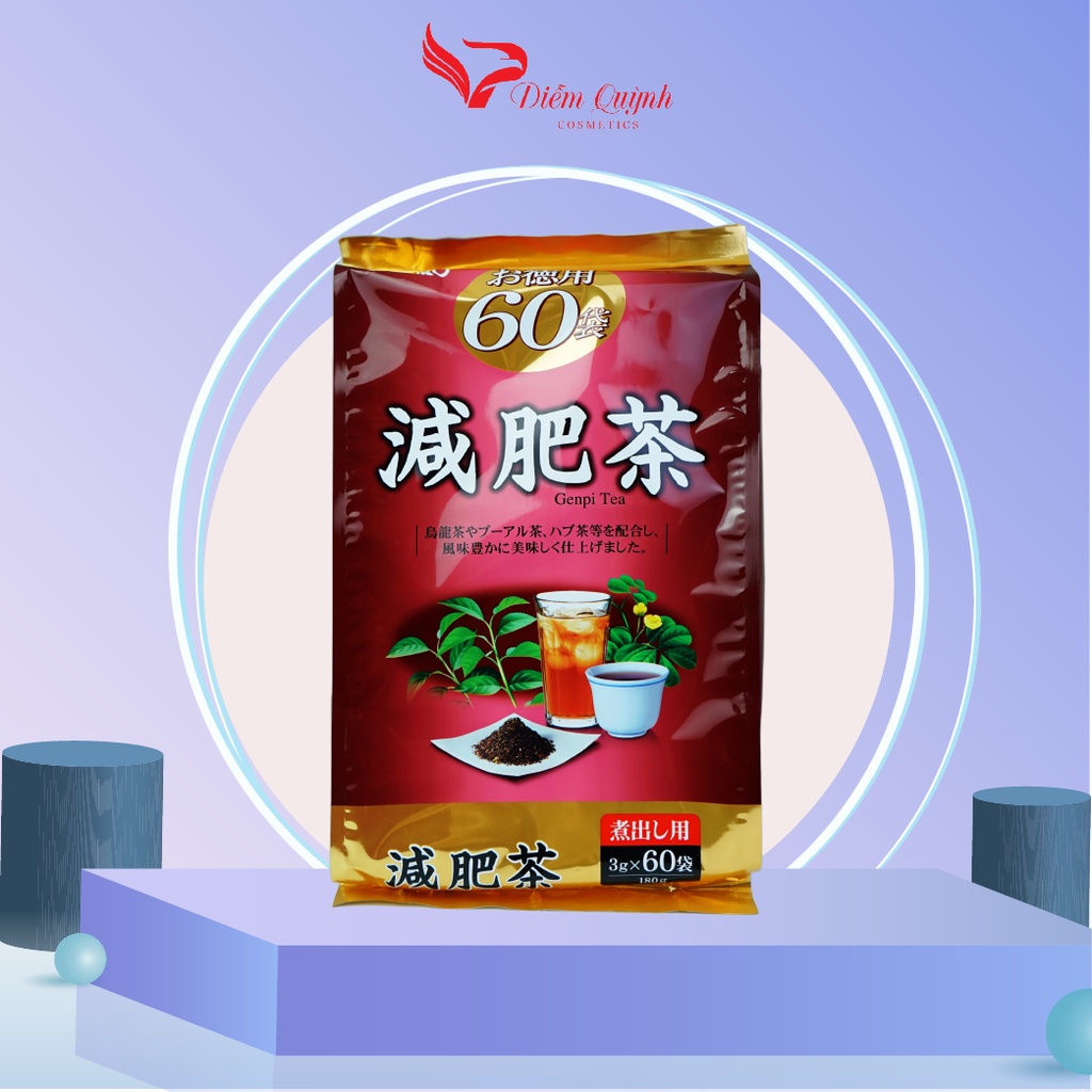 Trà giảm mỡ bụng Orihiro Genpi Tea 3g x 60 gói | Shopee Việt Nam