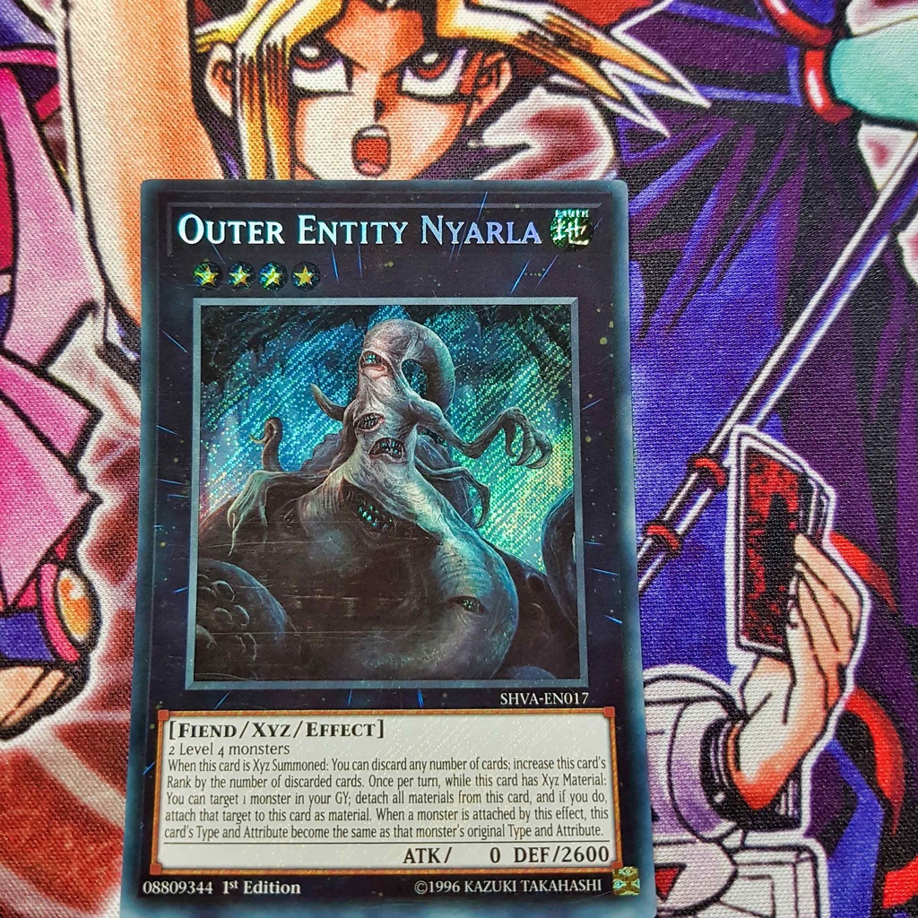 Thẻ bài Yugioh chính hãng | Outer Entity Nyarla | SHVA Secret Rare ...