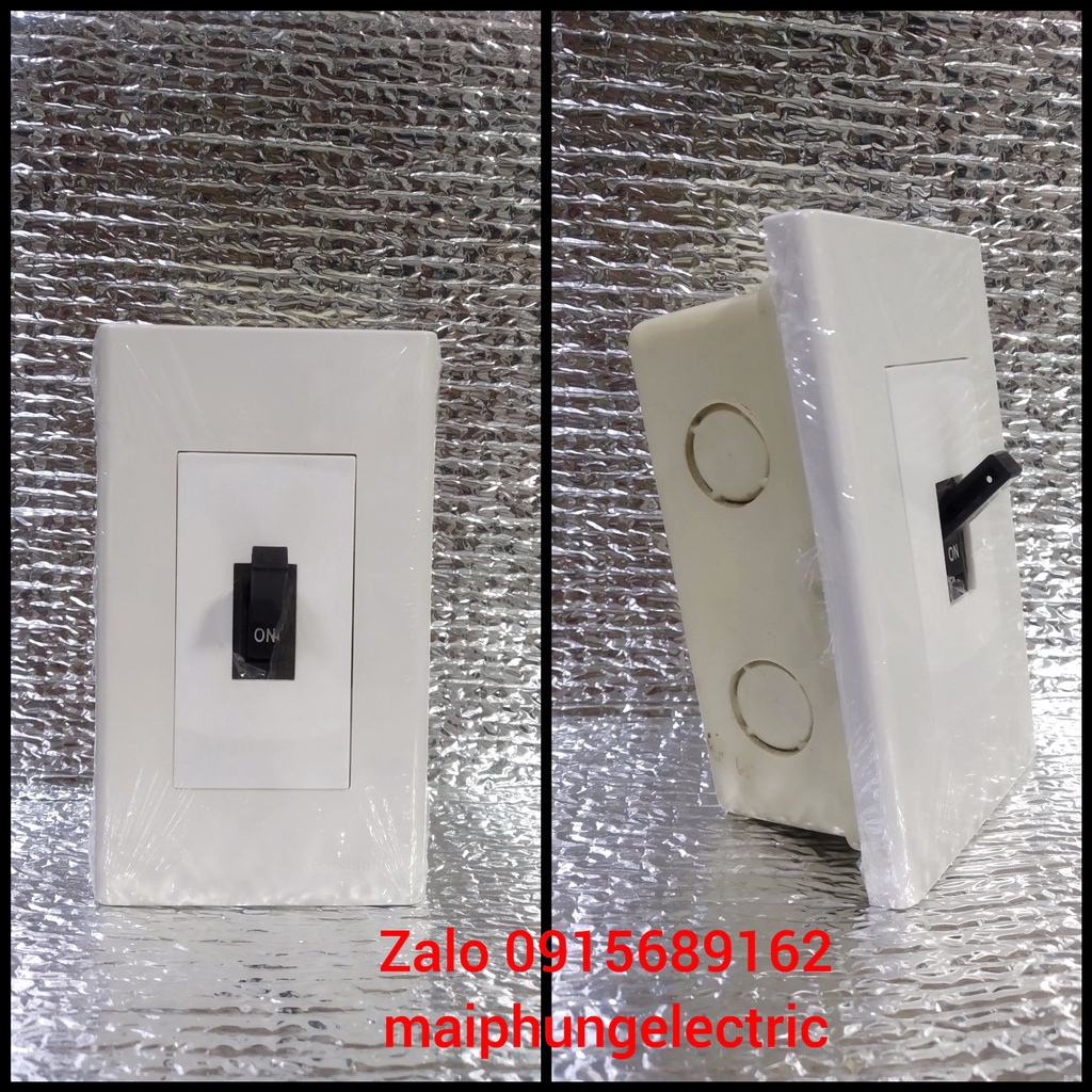 Bộ CB cóc panasonic,mặt cb cóc wide ( 6A,10A,15A,20A,30A) tuỳ chọn ...