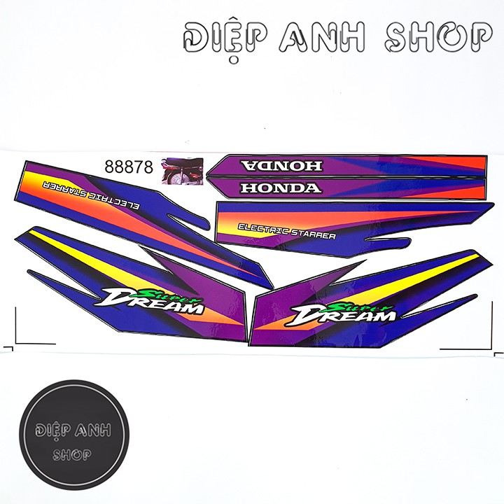 Tem xe Dream - Tem chế xe Dream ( VIDEO THỰC TẾ) | Shopee Việt Nam