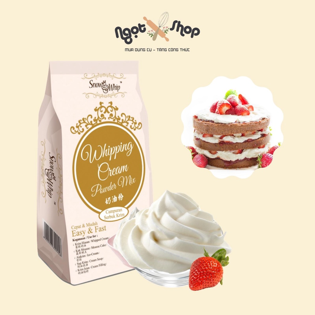 Bột Whipping Cream Snow Whip (gói 100g) NGỌT BAKER | Shopee Việt Nam