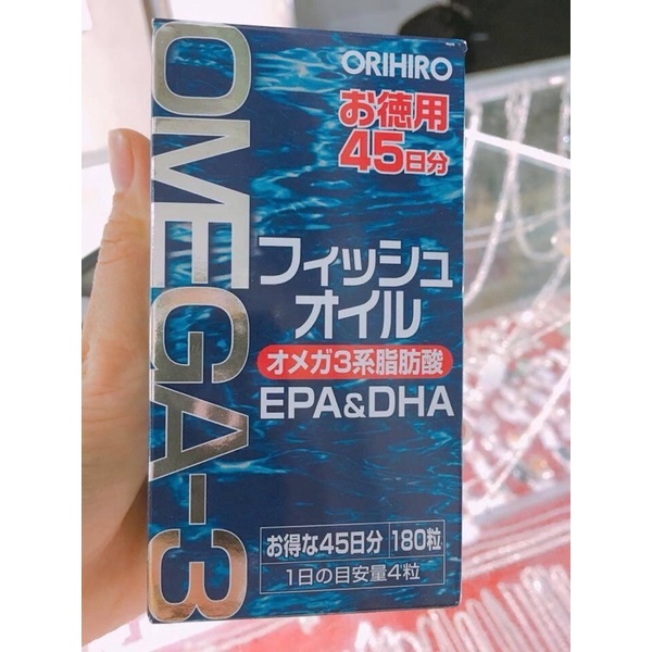 Viên dầu cá omega 3 orihiro fish oil dầu cá omega 3 orihiro Nhật Bản ...