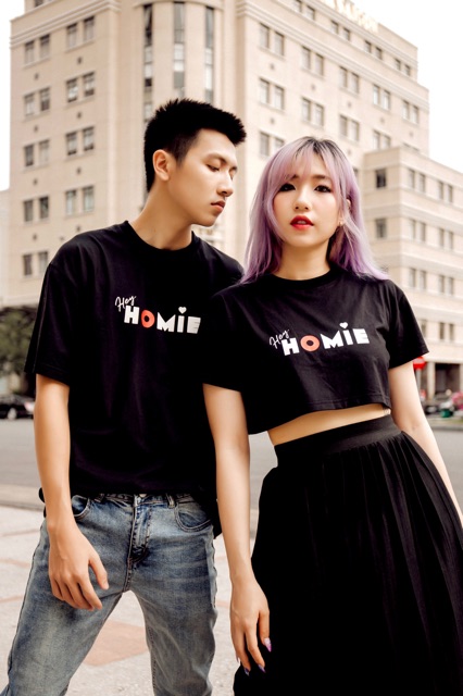 ÁO THUN THIẾT KẾ HEY HOMIE- PHÙ HỢP CHO CẢ NAM VÀ NỮ. | Shopee Việt Nam