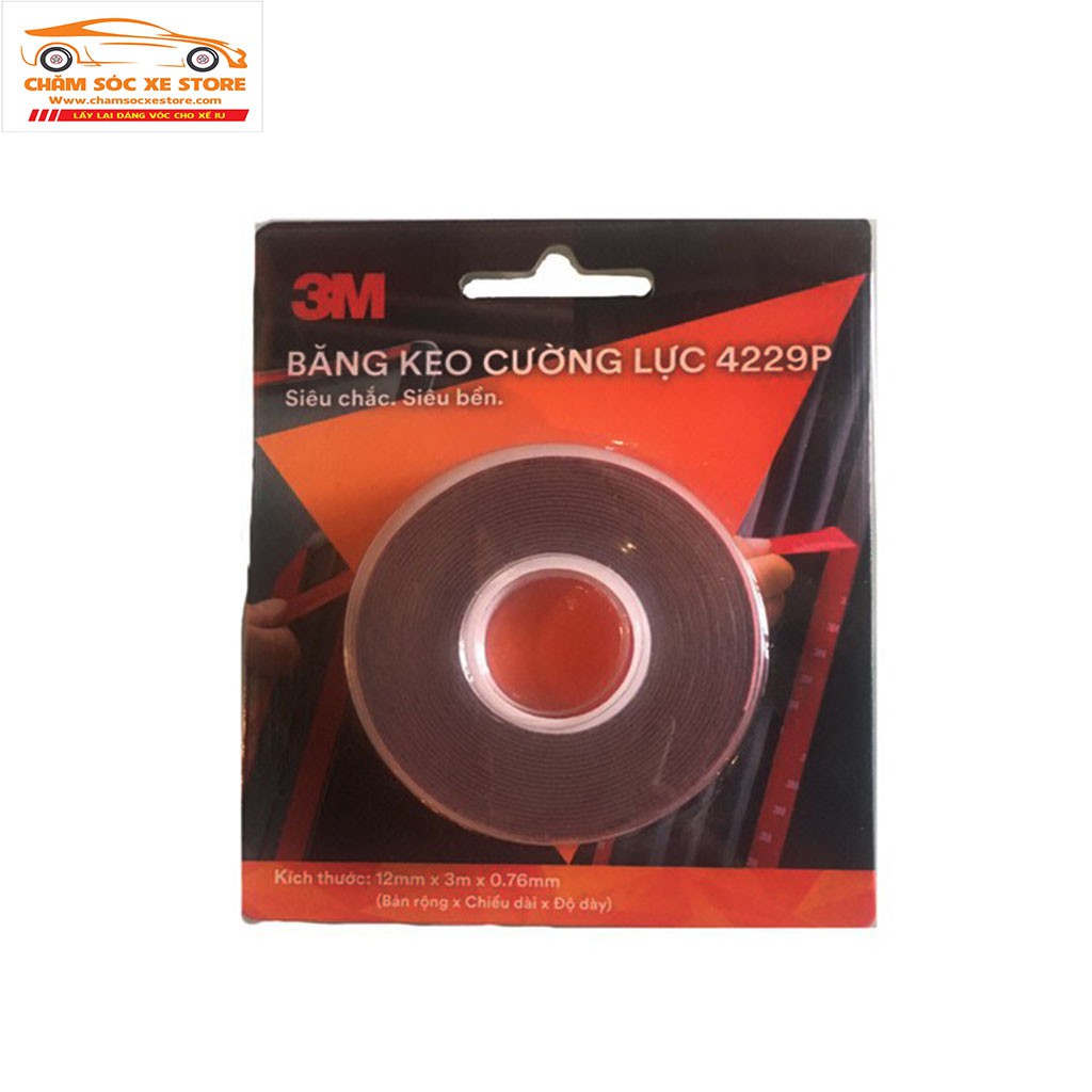 Băng keo 3M 4229P ( siêu chắc, siêu bền ) Băng keo cường lực siêu dính ...