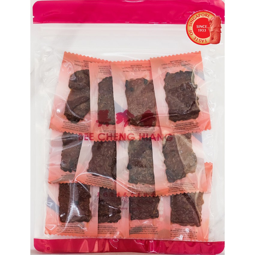Khô heo tẩm ớt Bee Cheng Hiang 300g - Mini EZ Chilli Pork - Singapore ...