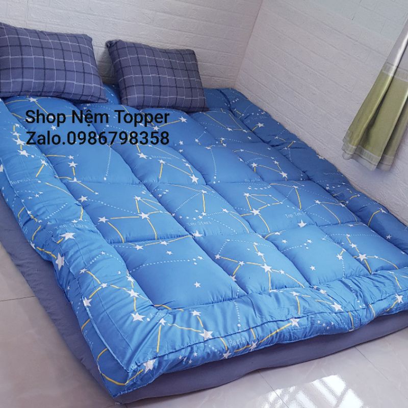 Nệm TOPPER dày 6~7cm, Nệm Cuộn Đa Năng Trải Sàn, Trải Nệm ngủ gấp gọn ...