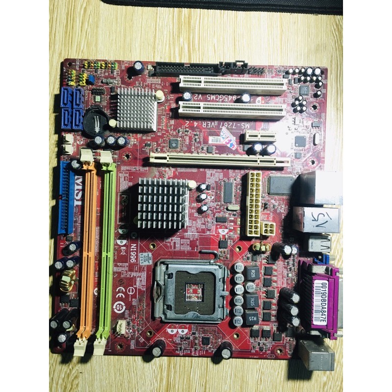 Main máy tính N1996 cũ, chân cpu bị cong. | Shopee Việt Nam