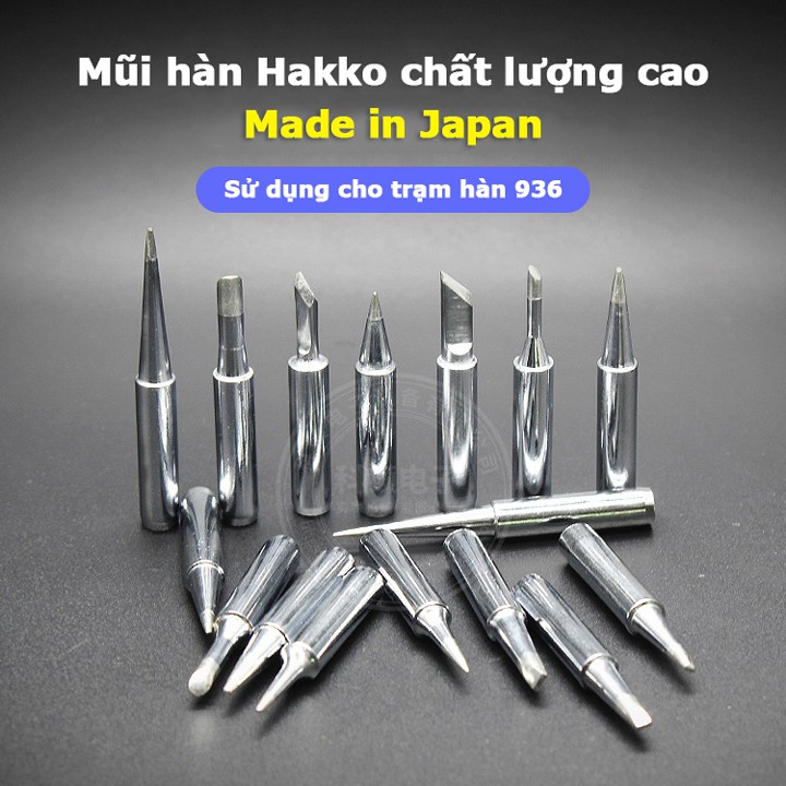 Đầu mũi hàn Hakko 900M-T nhật bản cho trạm hàn 936 hàng cao cấp | Shopee Việt Nam