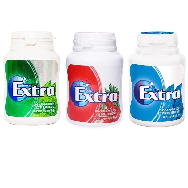 KẸO SINGUM EXTRA KHÔNG ĐƯỜNG 56g | Shopee Việt Nam