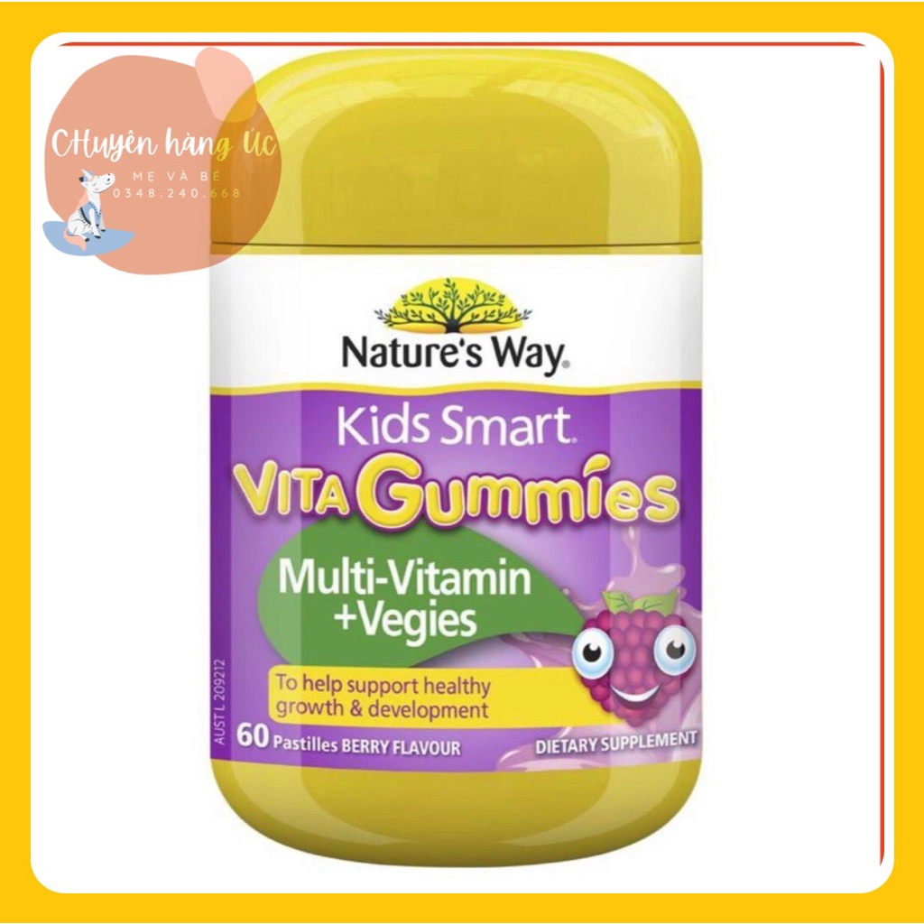Nature's Way Kẹo Dẻo Bổ Sung Vitamin Tổng Hợp Từ Rau Quả Vị Berry Kids ...