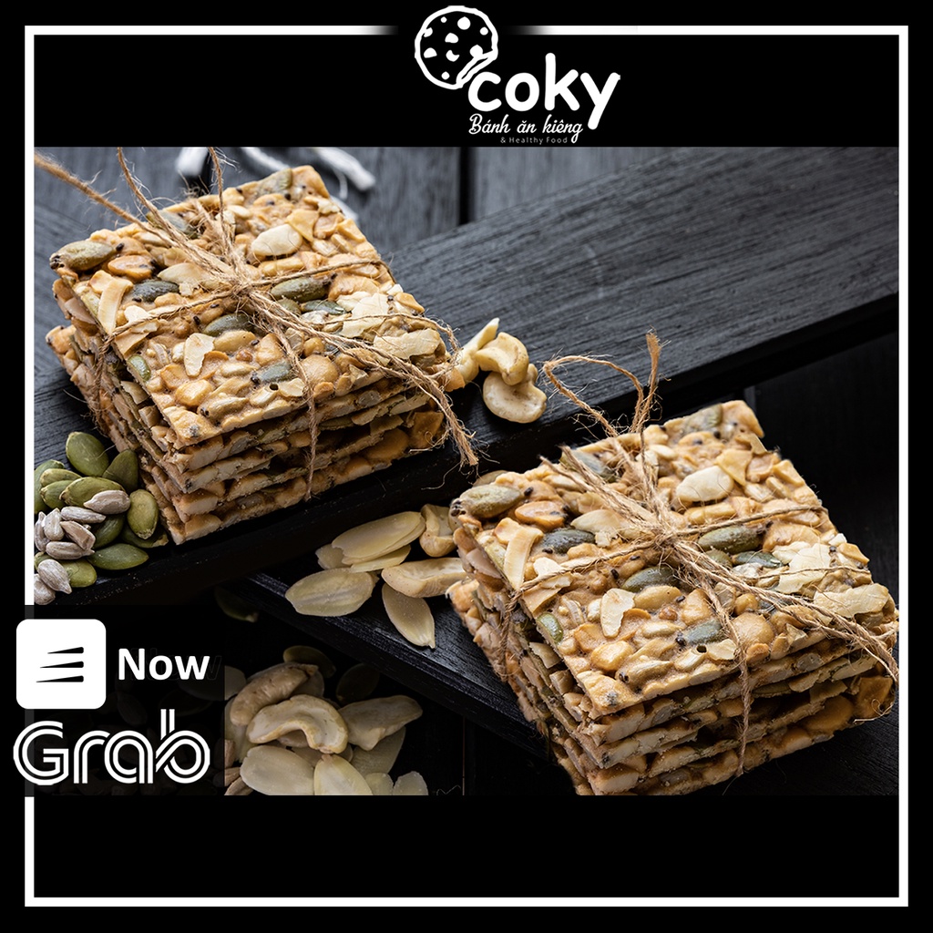 Bánh ngói hạnh nhân mix hạt bánh hạnh nhân cho người tiểu đường ăn ...