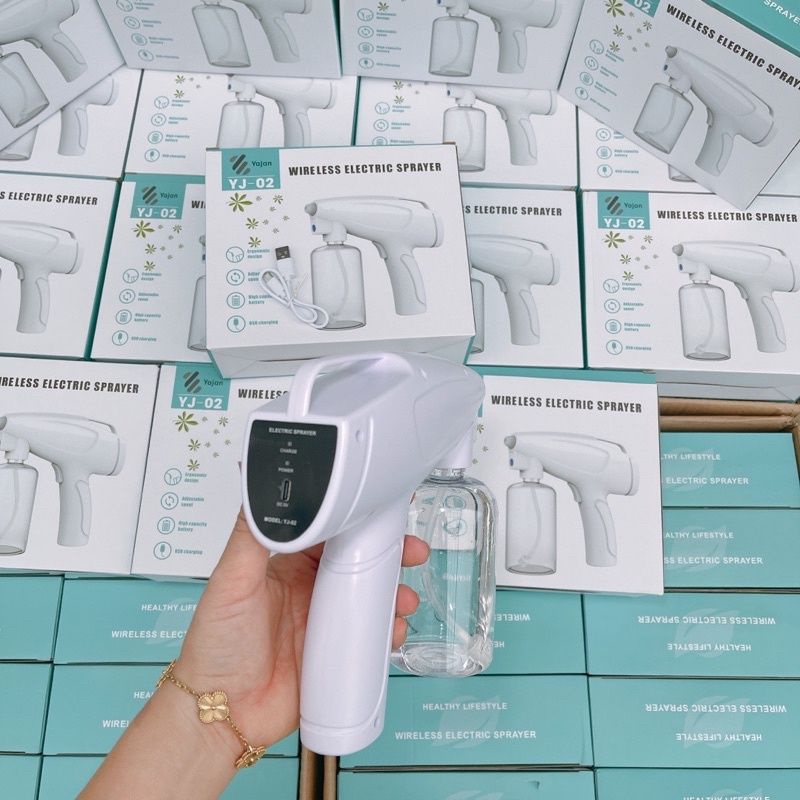 Súng phun khử khuẩn YJ02 có đèn UV | Shopee Việt Nam