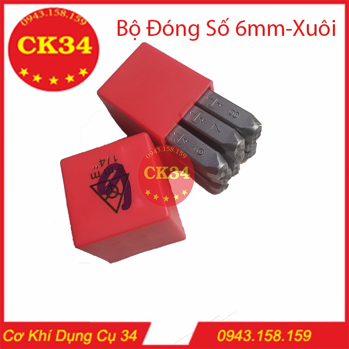 Bộ đục số, đóng số 6mm - XUÔI hãng YC TOP chính hãng | Shopee Việt Nam