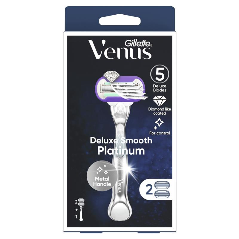 Dao cạo lông Gillette Venus Deluxe Smooth Platium 5 lưỡi dao(1 tay cầm ...