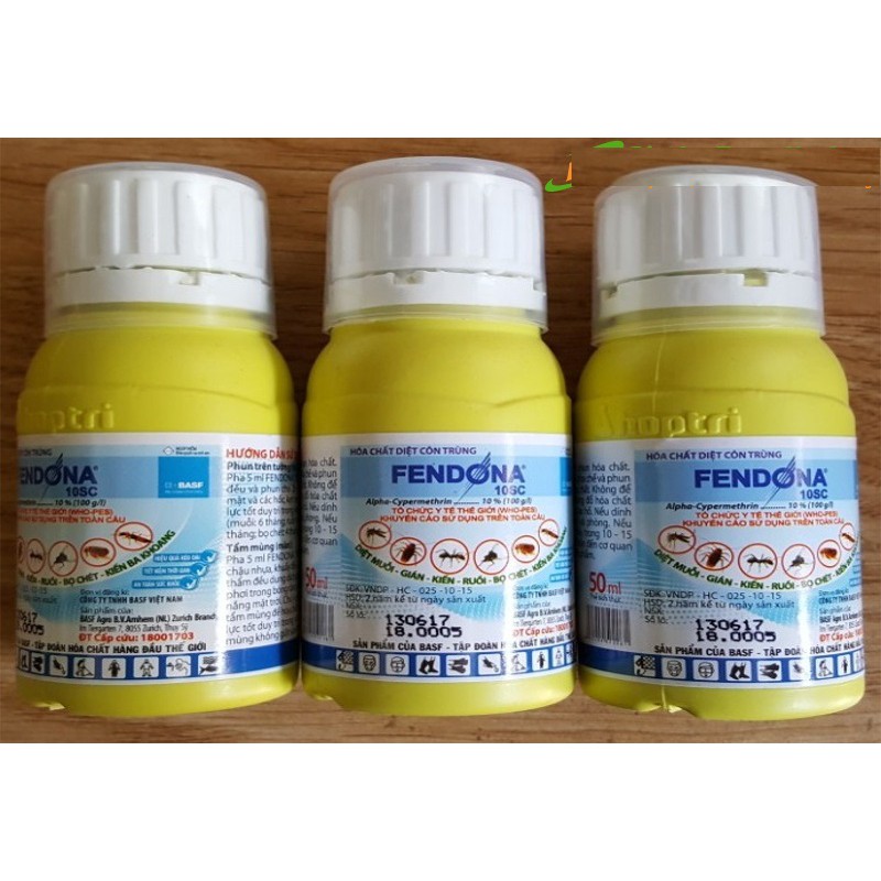FENDONA 10SC chai 50ml - Thuốc diệt côn trùng diệt muỗi không mùi ...