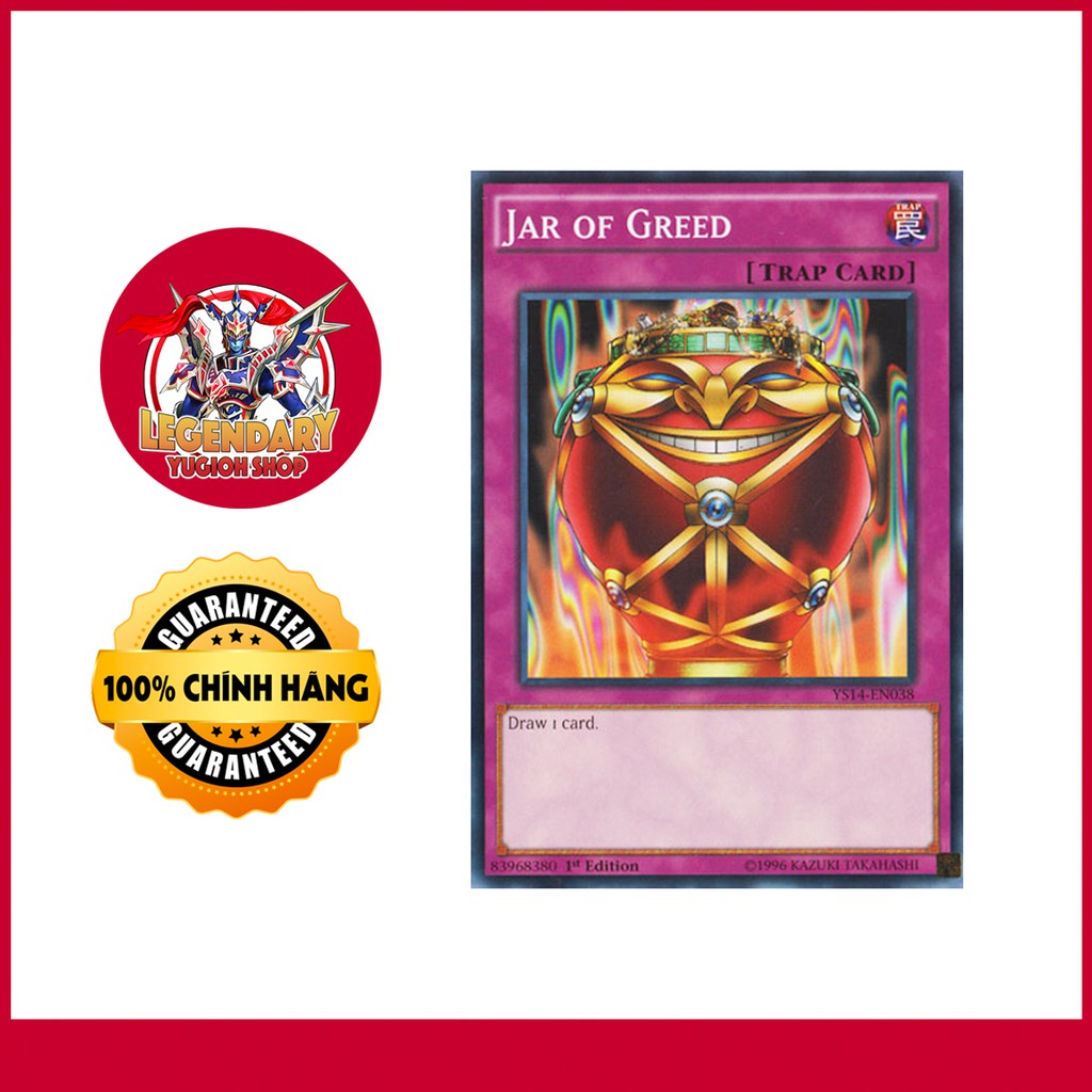 [Thẻ Bài Yugioh Chính Hãng] 'Jar of Greed' | Shopee Việt Nam