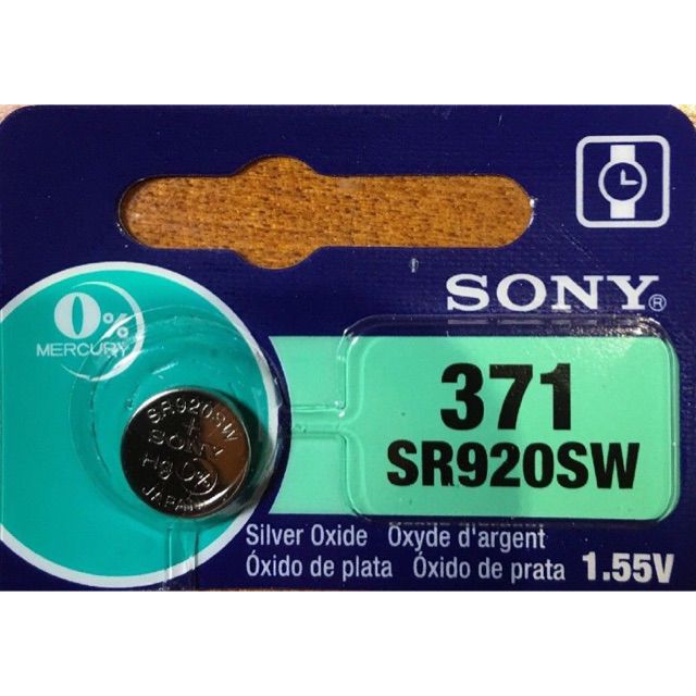 Pin Đồng Hồ Sony 920 , 371 SR 920 SW 1.55v Japan Chính Hãng (giá 1 viên ...