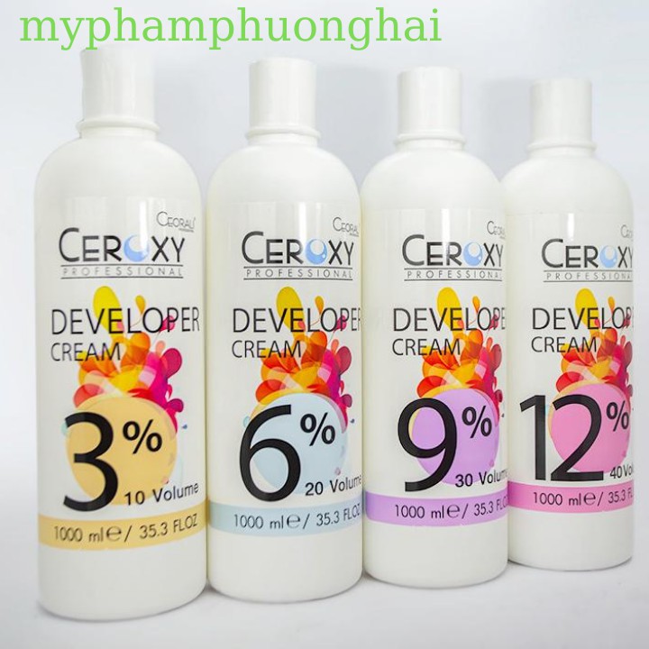 Oxi dung dịch Trợ Nhuộm Ceorali 1000ml | Shopee Việt Nam