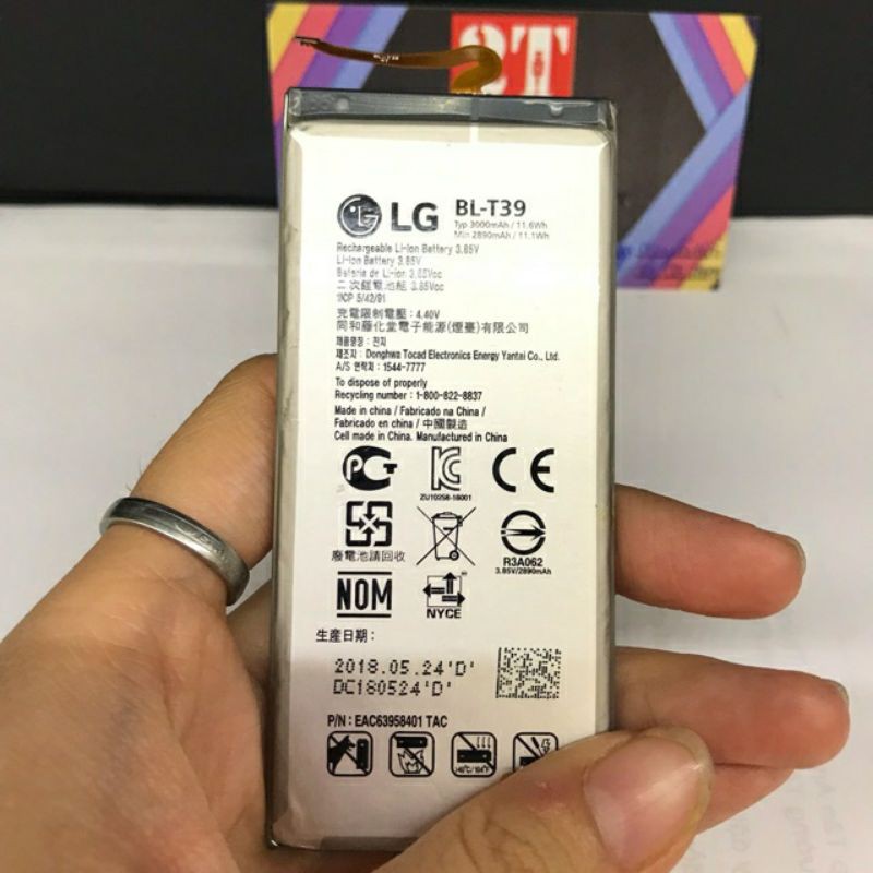 PIN LG G7 CHÍNH HÃNG, MÃ PIN BL-T39, DUNG LƯỢNG 3000MAH | Shopee Việt Nam