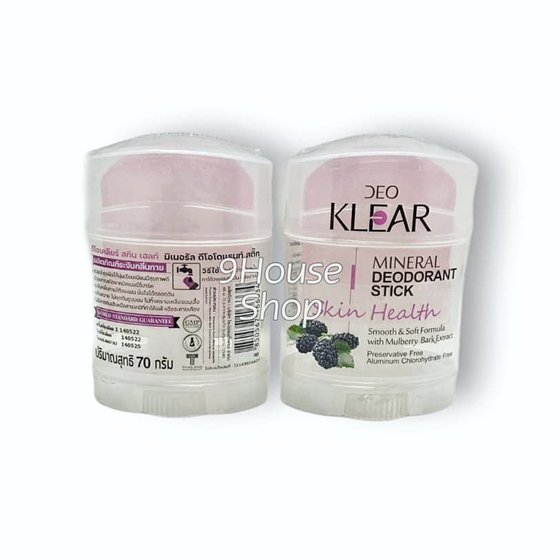 01 Lăn Đá Khoáng Deo KLEAR MINERAL DEODORANT STICK Thái Lan 70gram ...