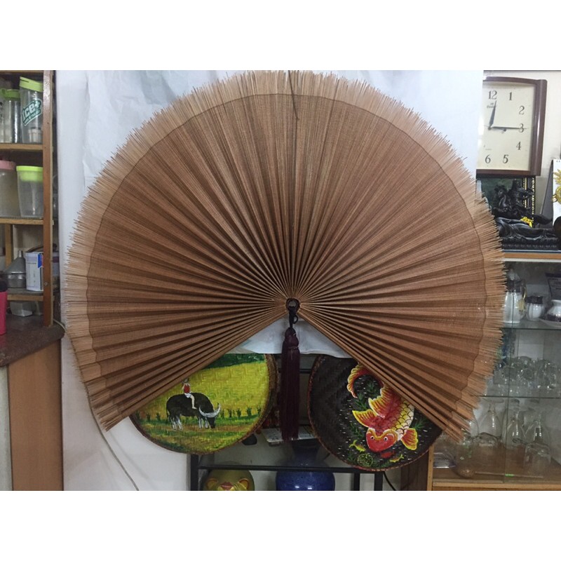 Quạt treo tường trang trí dệt bằng nan tre ( 70cm, 80cm,100cm) | Shopee ...